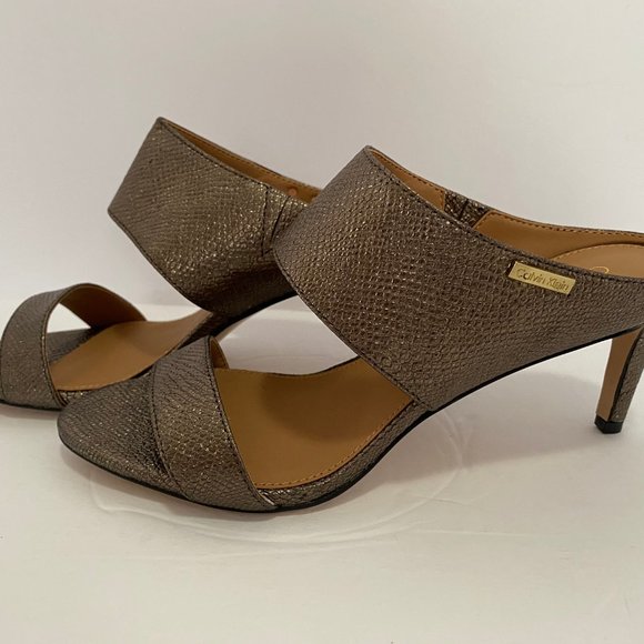 Calvin Klein | Shoes | Calvin Klein Cecily Sandals Size 65 | Poshmark